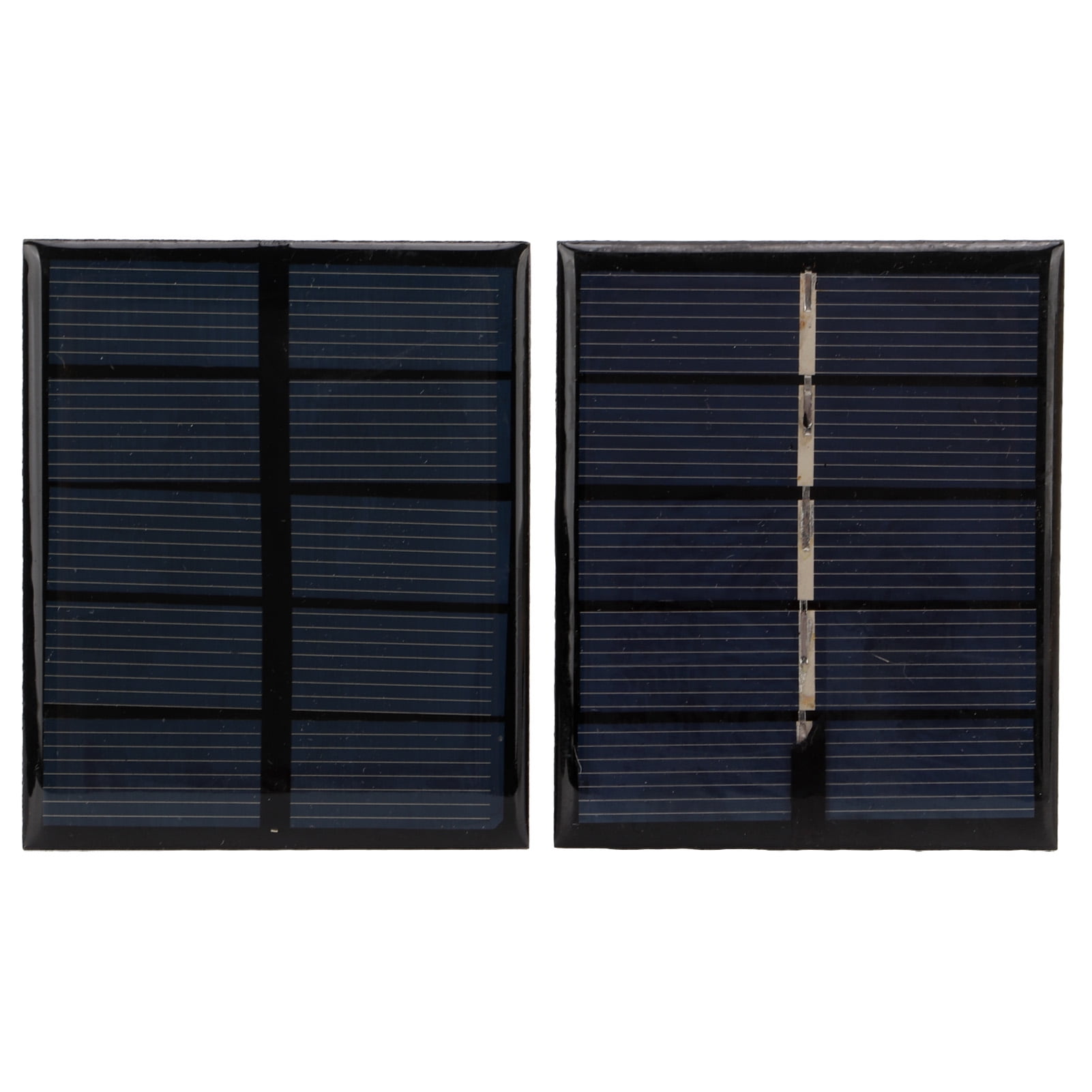 2-Pack 0.5W 2.5V Portable Polysilicon Solar Panels for Low-Power ...