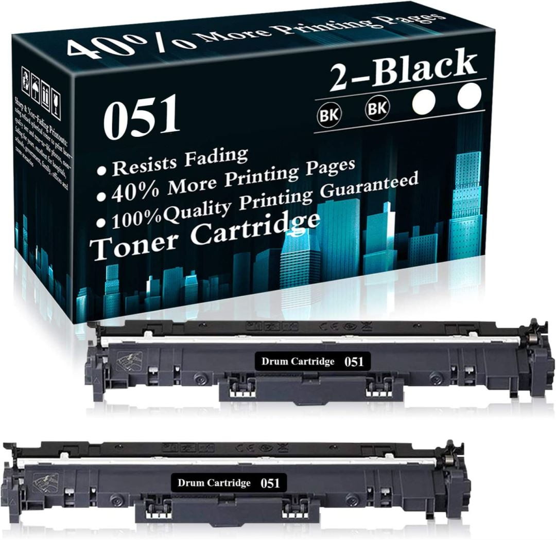 2 Pack 051 Drum Unit Replacement for Canon ImageCLASS LBP161dw MF263dw ...