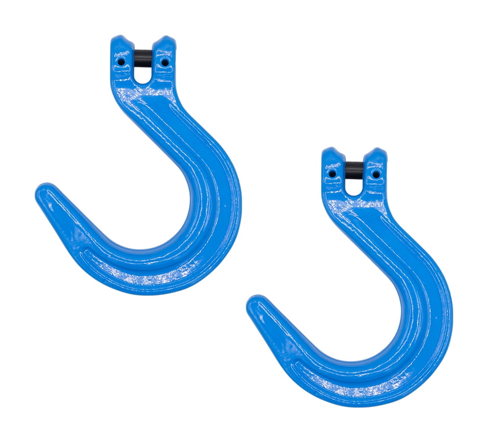 2 Pack 1/2" Grade 100 Clevis Foundry Hook - WLL 8800 LBS - Silver ...