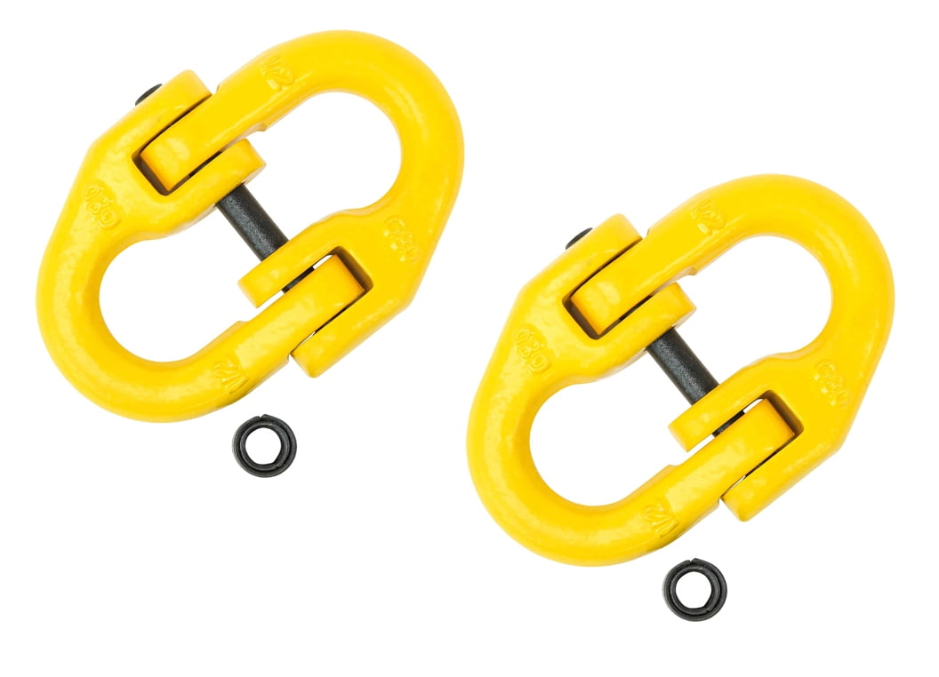 (2 Pack) 1/2" Grade 80 Forged Alloy Steel Coupling Link, HammerLock ...