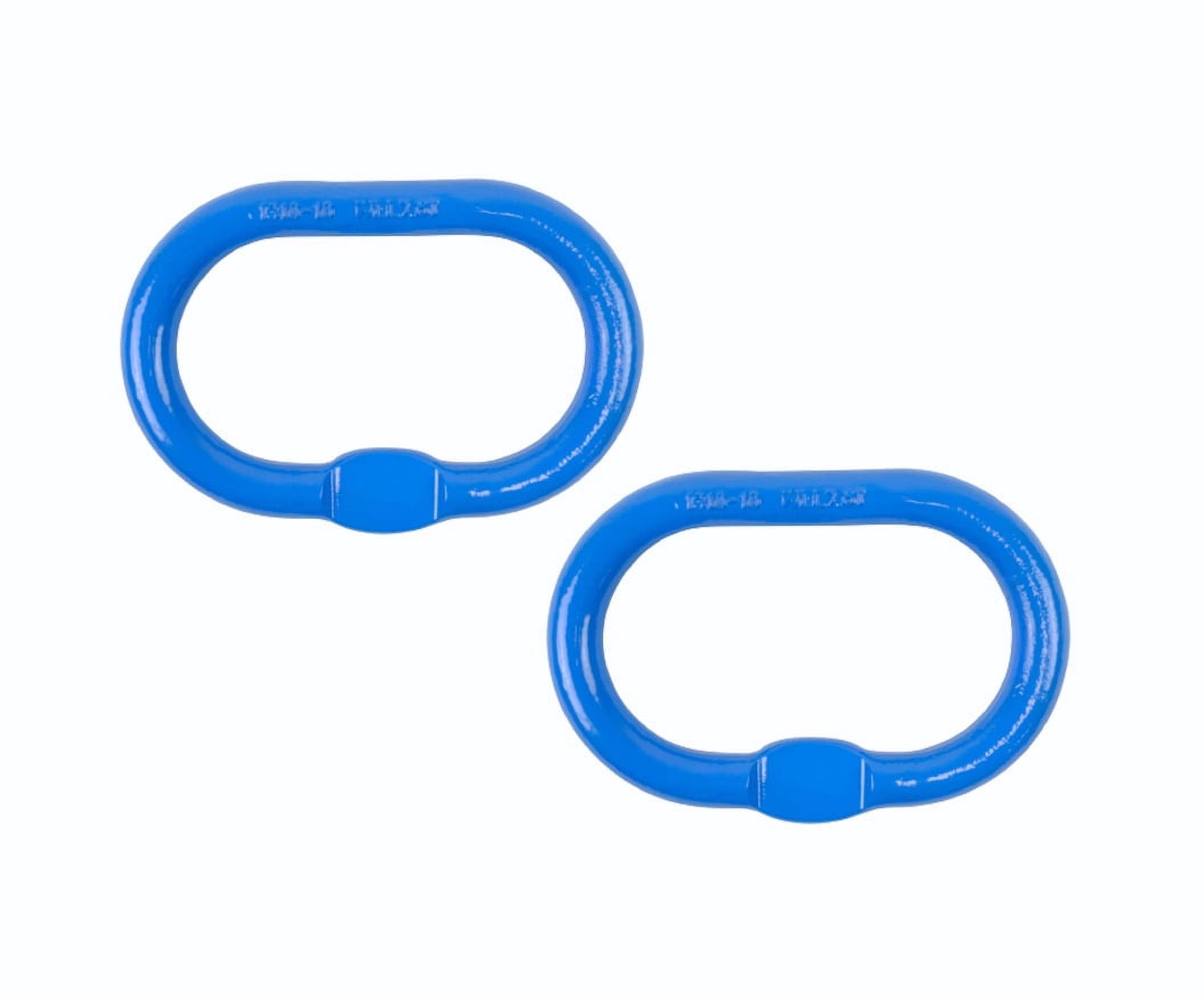 (2 Pack) 1/2 Inch Oblong Master Link for Chain & Wire Rope, Grade 100 ...