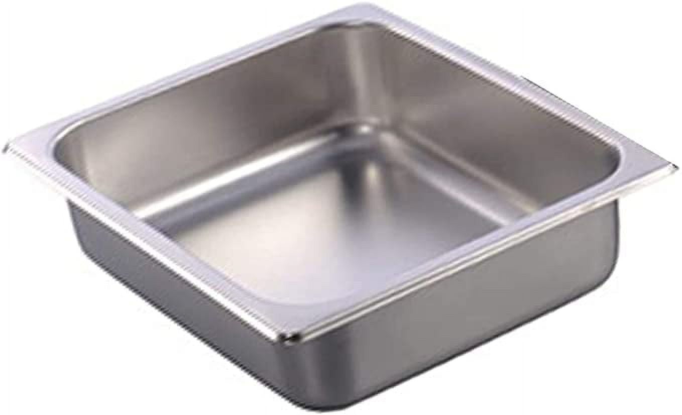 "2 Pack - 1/2 Size 4"" Deep Stainless Steel Steam Table / Hotel Buffet ...