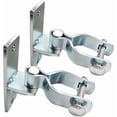 2 Pack 1-3/8 Inch Wall Mount Gate Hinge Metal Hinges Fence Post Chain ...