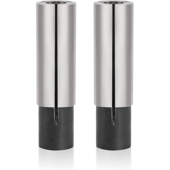 2 Pack 1/4" to 1/8" Collet Adapter, High-Carbon Steel 1/4 to 1/8 Router ...