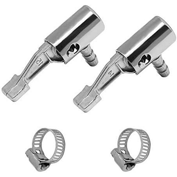 2-Pack 1/4" Lock On All Metal Air Chuck, Portable Mini Air Compressor ...