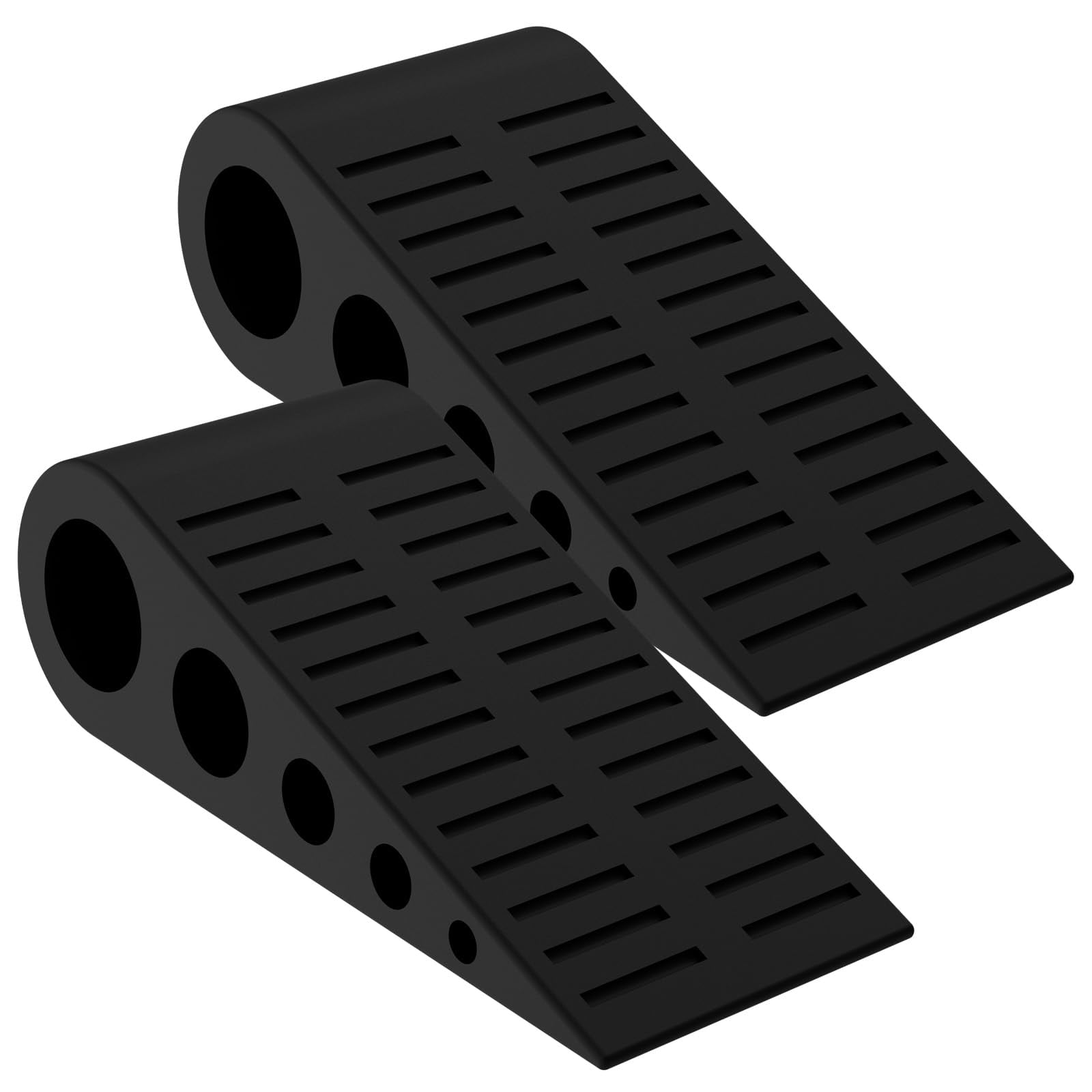 2 Pack 1.9 Inch Rubber Door Stopper, Heavy Duty Large Door Wedge for ...
