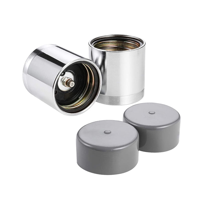 2-Pack 1.98" Bearing Protector Caps – Stainless Steel Trailer Wheel Hub ...