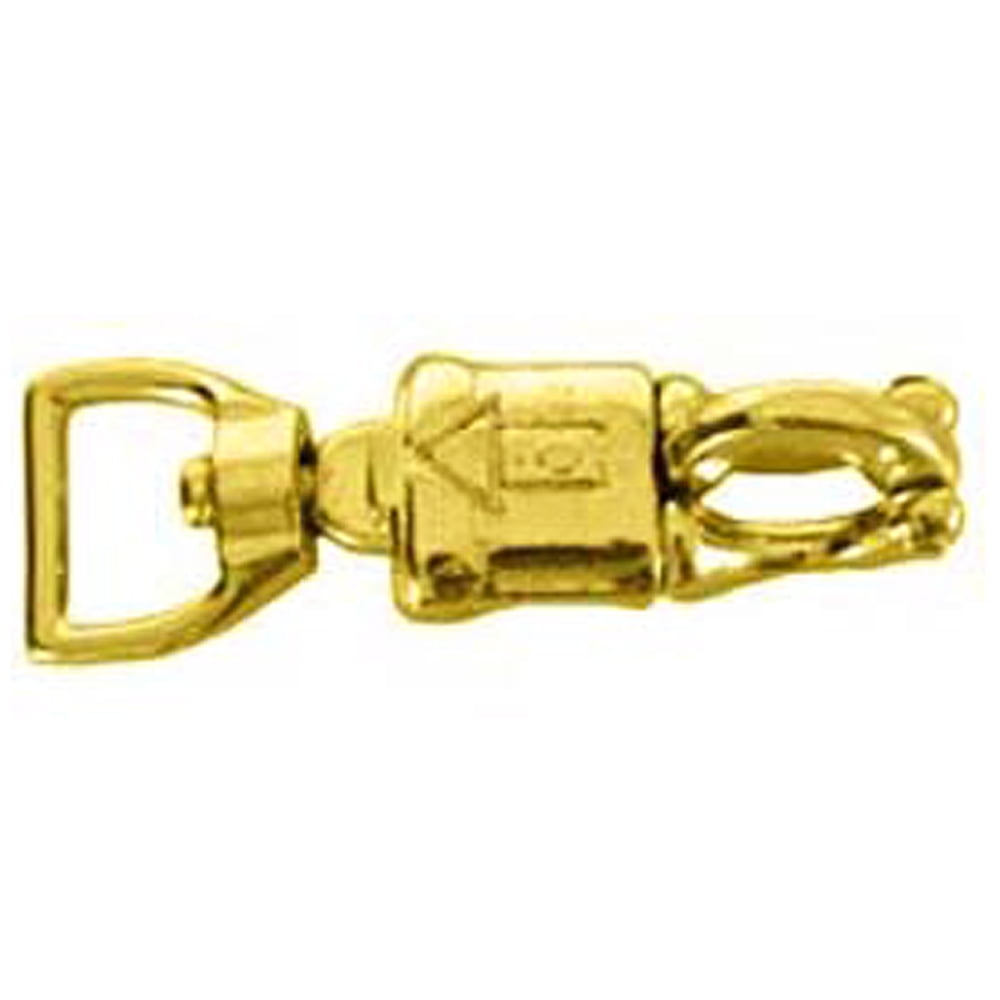 2 Pack 1 In. Tack Malleable Iron Panic Snap Square Eye Brass Plated ...