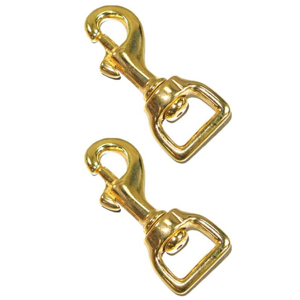 2 Pack 1 In. X 3 In. Hilason Swivel Eye Bolt Snap Loop Hooks Solid ...