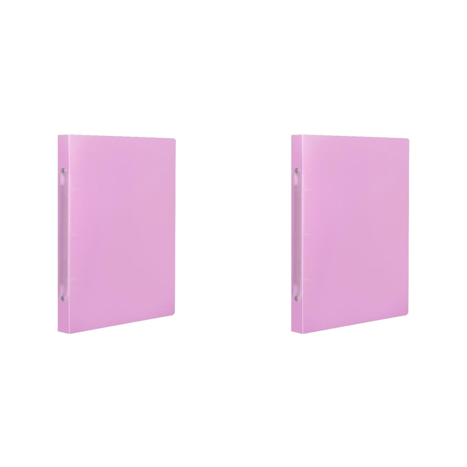 2 Pack 1 Inch Binders 3 Ring, Durable 3 Ring Binder, Flexible 1 Inch ...