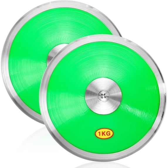 2 Pack 1 KG Nylon Discus, Track and Field Discus for Men Women, Sports ...