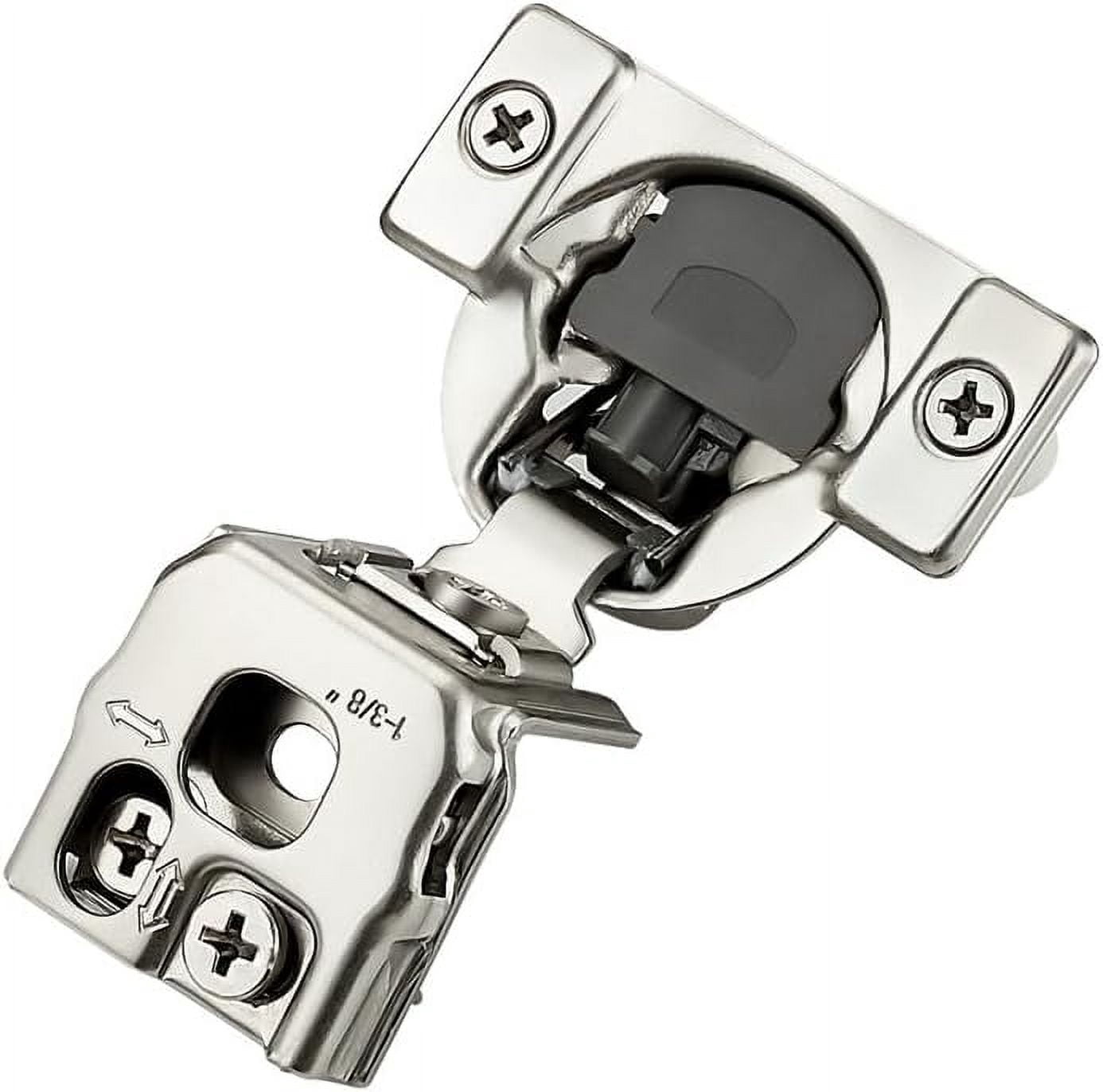 2 Pack 1 Pair 1-3/8 inch Overlay Soft Close Hinges for Kitchen Cabinet ...