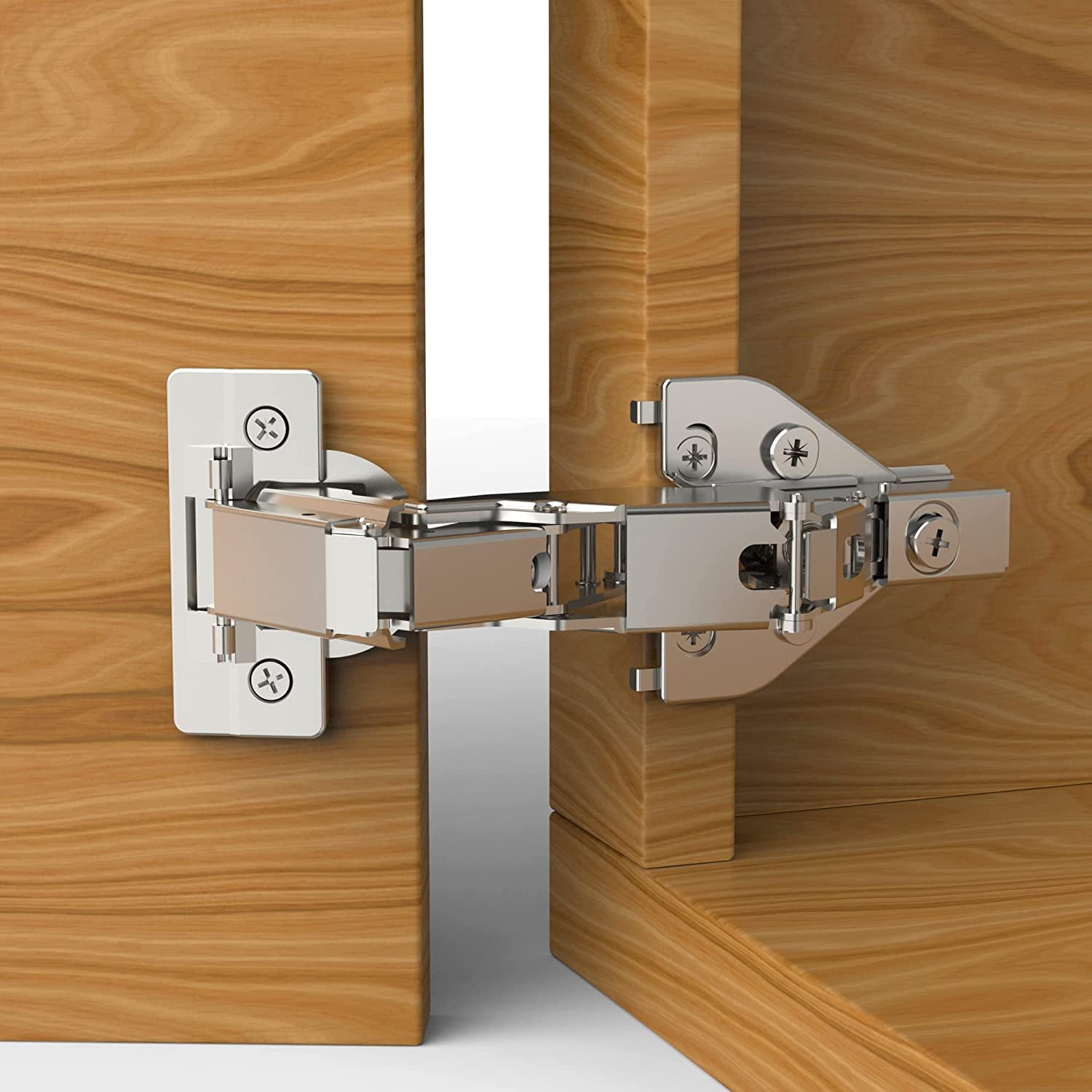 2 Pack 1 Pair 165 Degree Lazy Susan Hinges Full Overlay Concealed for ...