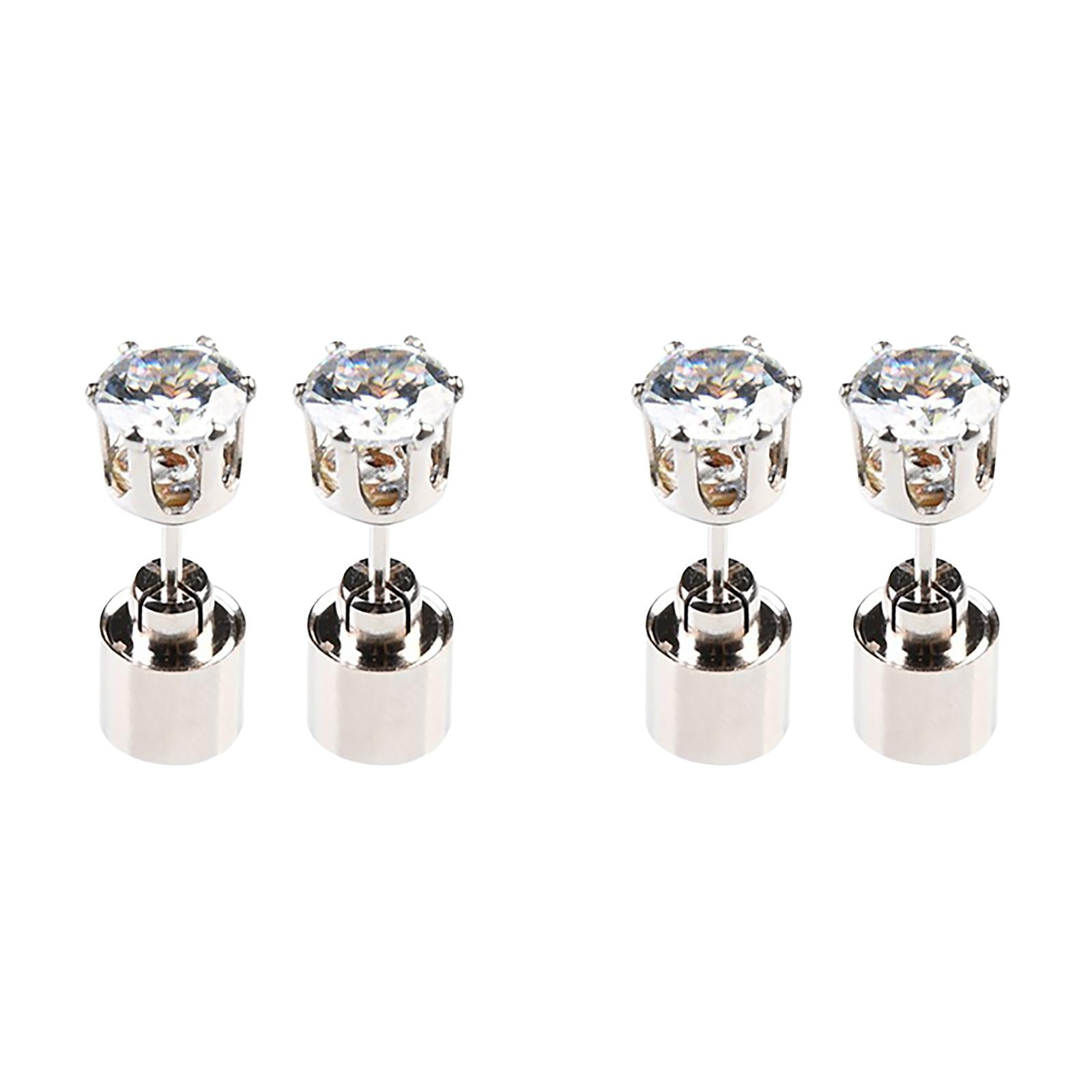 (2-Pack) 1 Pairs Led Earrings Drop Earrings Glowing Light Up Diamond ...