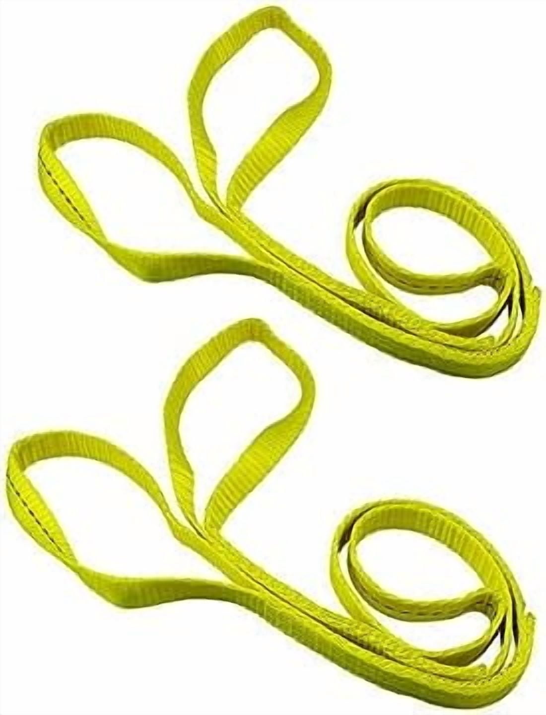2 Pack 1" x6' Lift Sling Straps 3200 Pound Capacity Heavy Duty Lifting ...