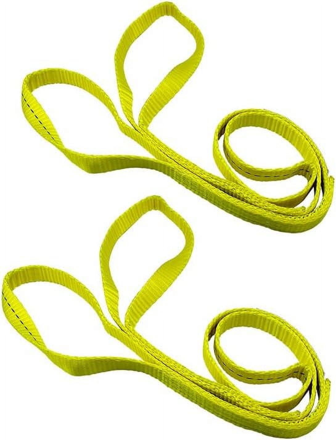2 Pack 1" x6' Lift Sling Straps 3200 Pound Capacity Heavy Duty Lifting ...