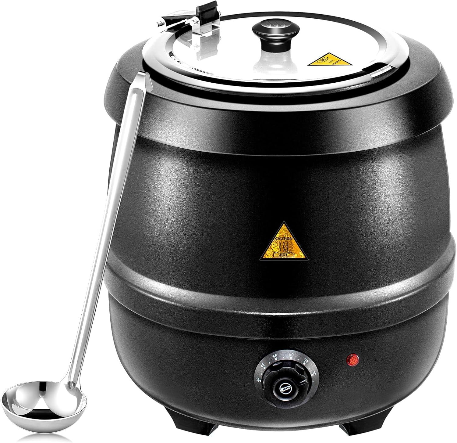 2 Pack 10.5 Quart Commercial Soup Warmer Electric Large Commercial Soup ...