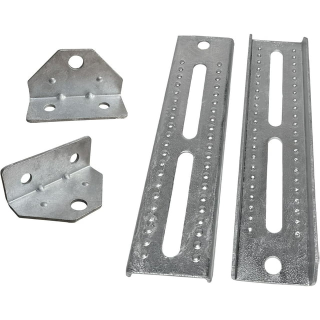 2 Pack - 10" Galvanized Swivel and Top Bunk Bolster Bracket for Boat ...