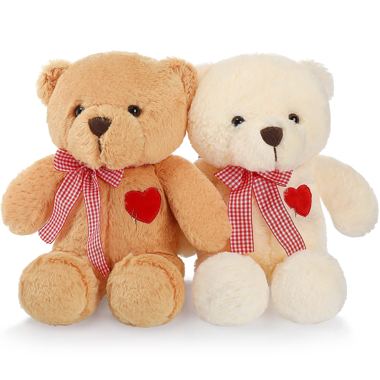 2 Pack 10 Inch Valentines Day Plush Bears Valentines Day Gifts For Her ...
