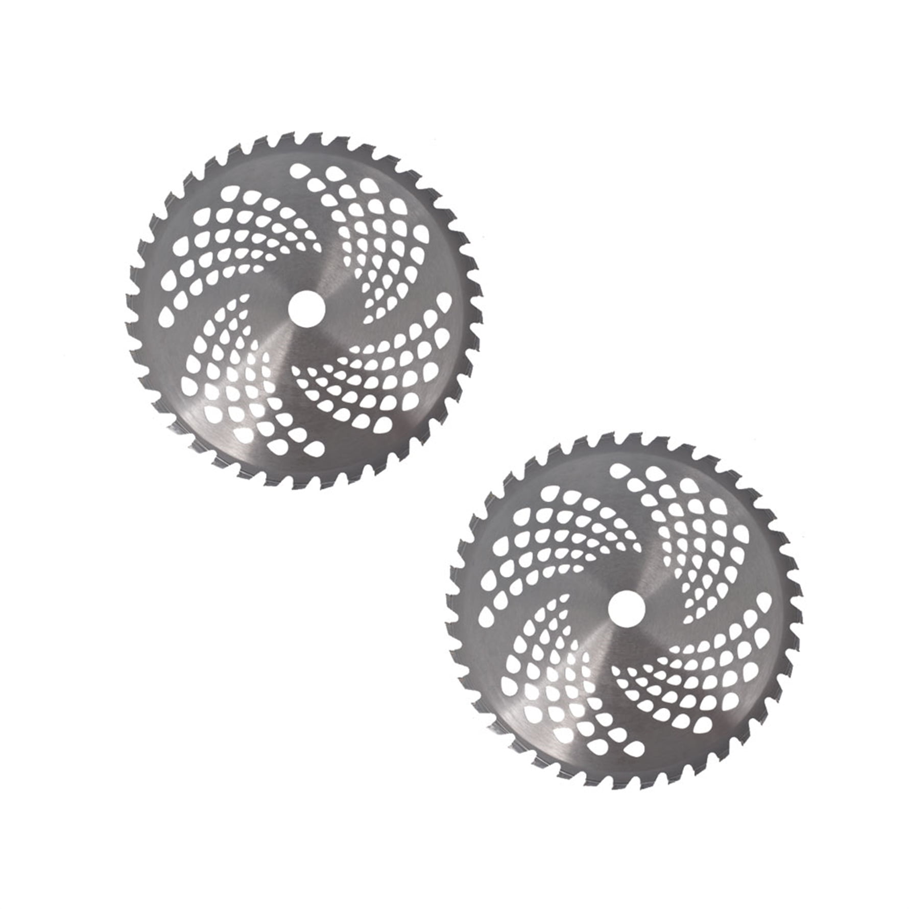 2 Pack -10" x 80T Carbide Tip Brush Blades – for Cutter, Trimmer, Weed ...