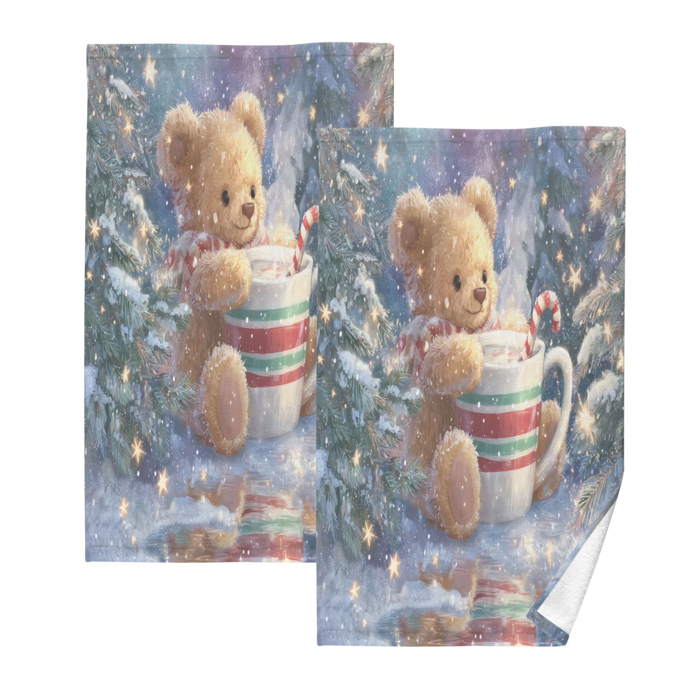 2 Pack 100% Cotton Towels Soft Absorbent Towel Set for Bathroom Beach ...