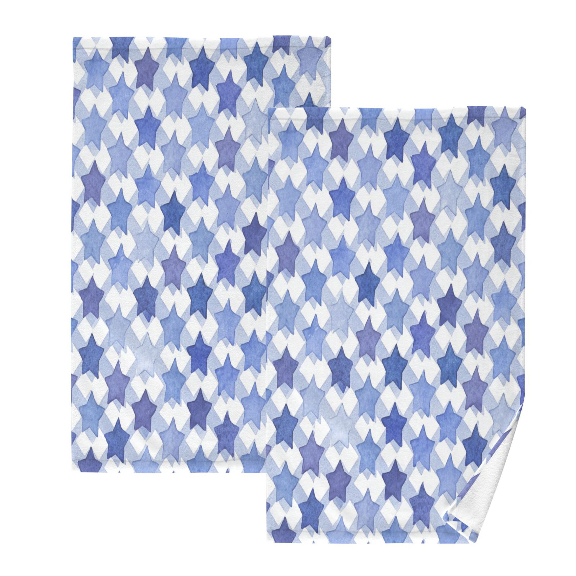 2 Pack 100% Cotton Towels Soft Absorbent Towel Set for Bathroom Beach ...