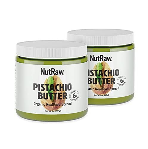 2 Pack 100% Pistachio Butter, Organic Superfood Spread 8oz. Small Batch ...