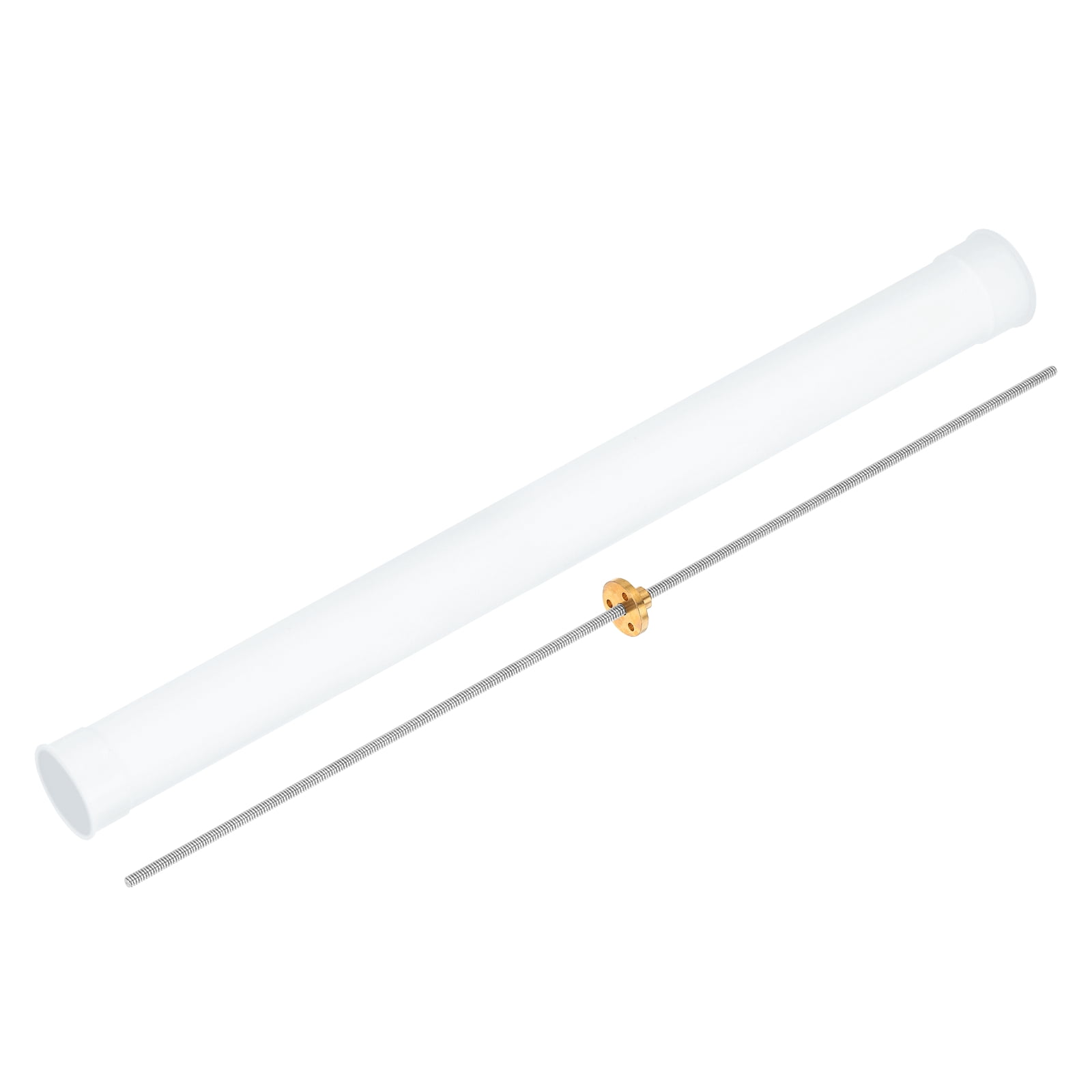 2 Pack 1000mm Power Screw with Tr6X1 Brass Nut and Plastic Packaging ...