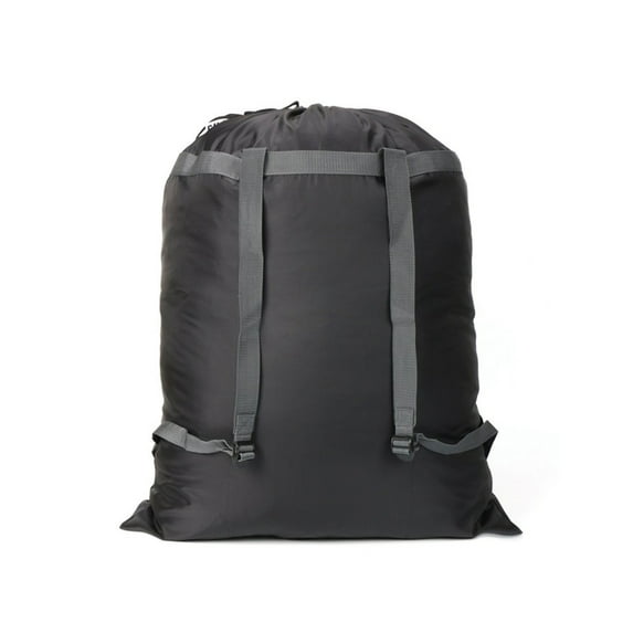 2-Pack 100L Heavy-Duty Backpack Laundry Bag With Shoulder Straps Large ...