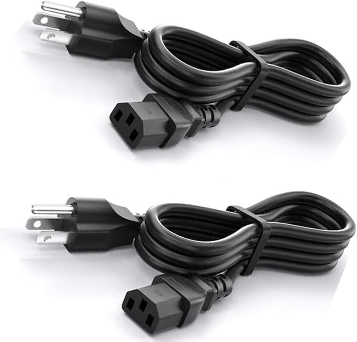 (2 Pack) 10FT(3m) 3 Prong AC Power Cord Made for Sony PlayStation 4 Pro ...