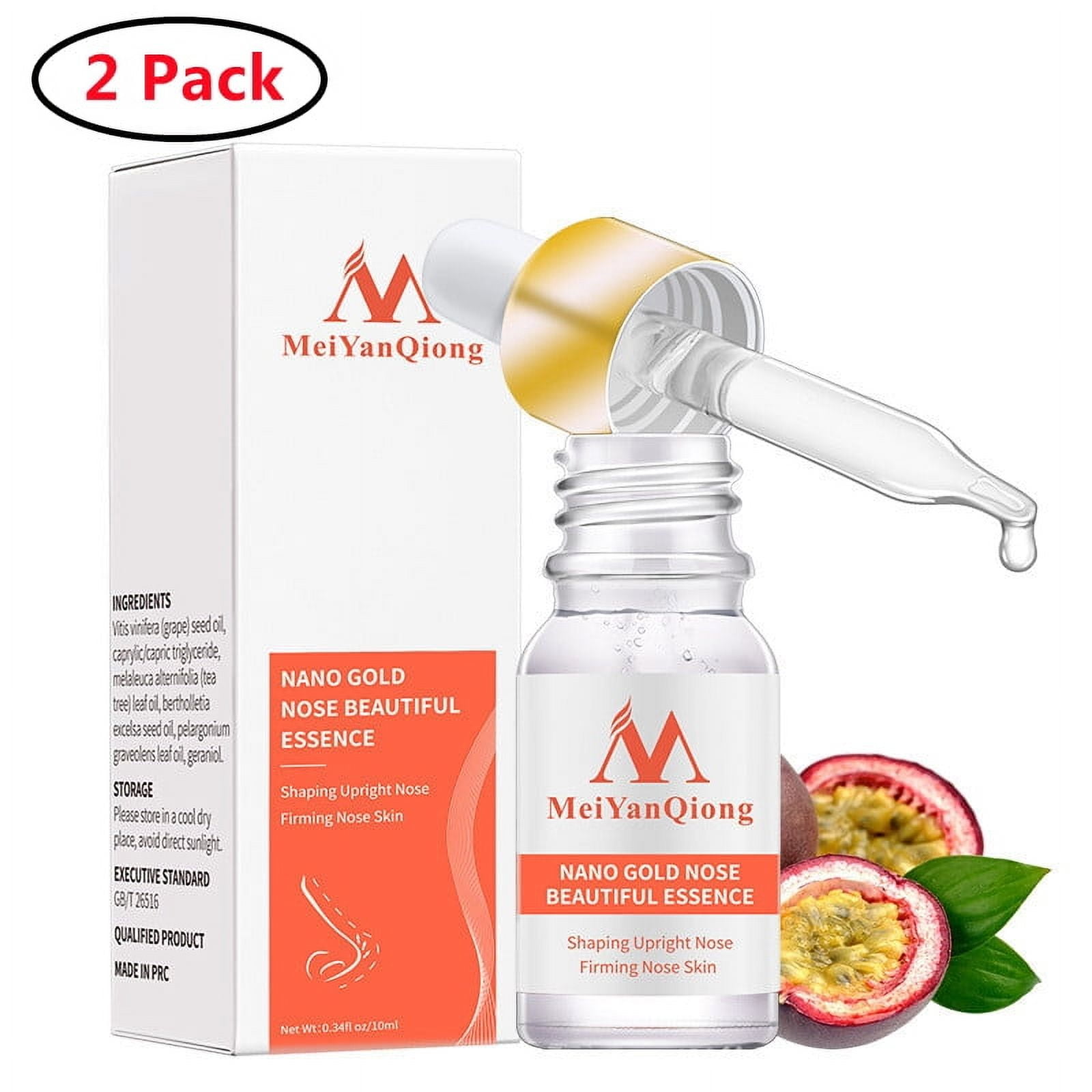 2 Pack 10ml Nose Lift Up Massage Nose Bridge Straight Roots Essential ...