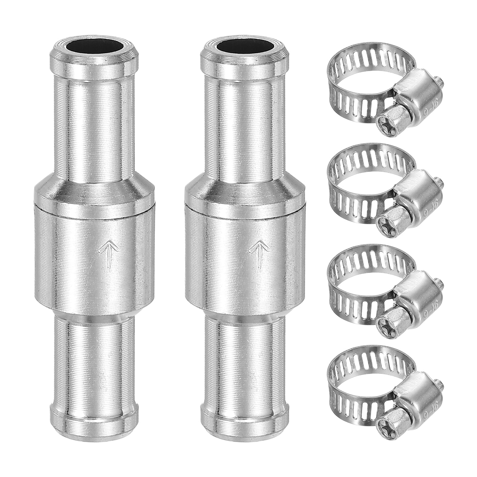2 Pack 10mm (3/8") Fuel Check Valve, Non-Return One Way Hose Check ...