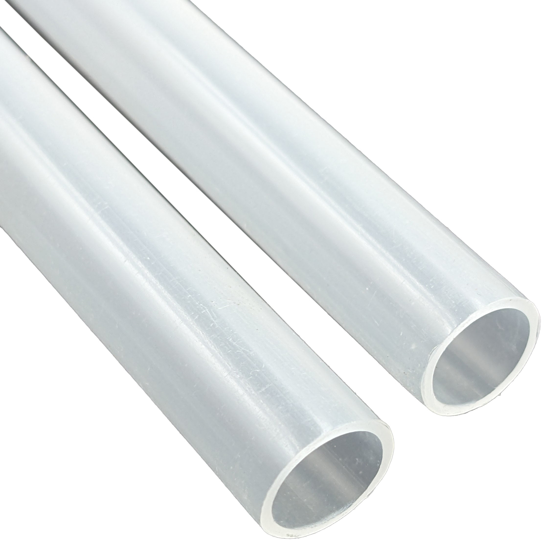 2 Pack 10mm ID / 12mm OD Acrylic Hard Tubes, 500mm (~19.68-inch) Long ...