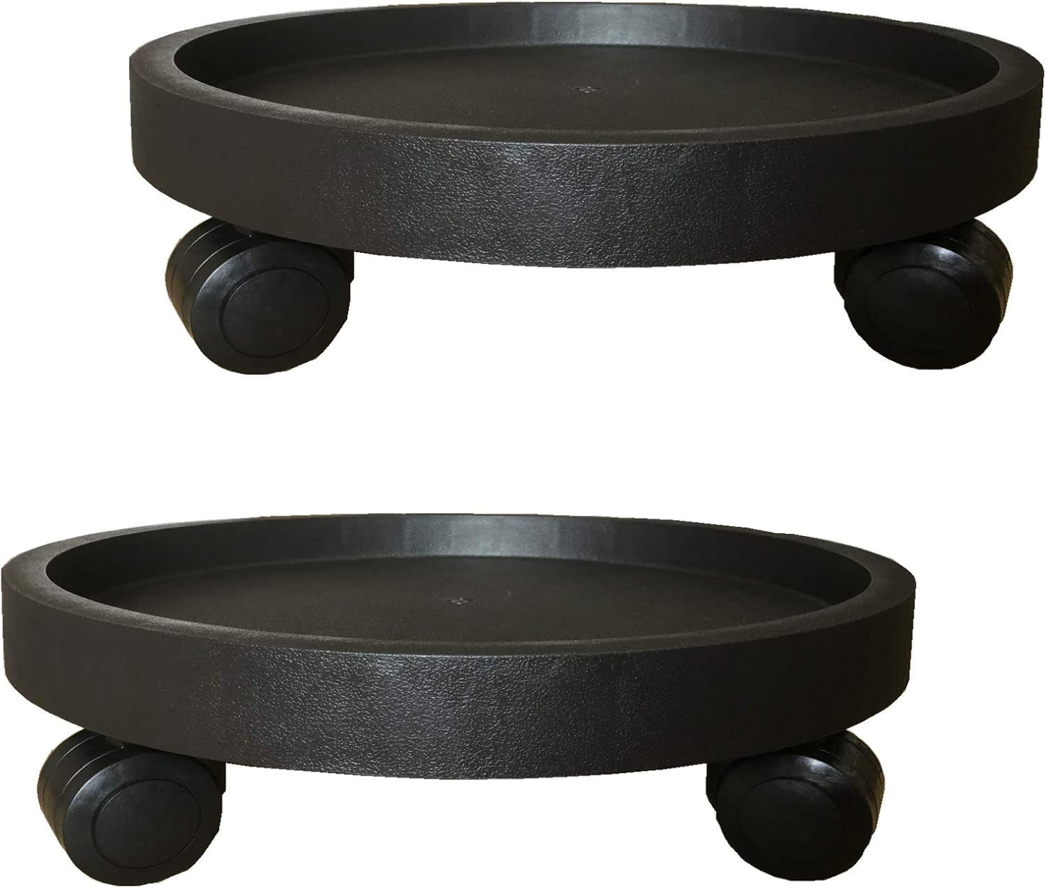 2 Pack of 11 Inch Heavy Duty Plant Caddy with Wheels,Rolling Plant ...
