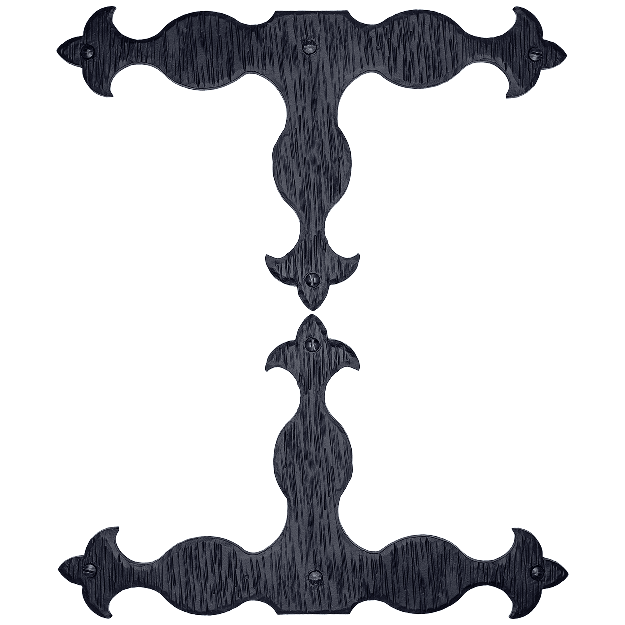 2 Pack 11 inch Decorative Corner Brackets Black T Bracket Decorative ...