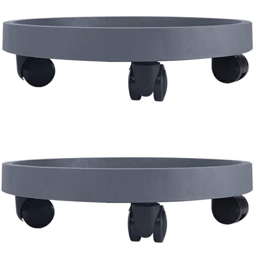 2 Pack of 11 inch Heavy Duty Plant Caddy with Wheels,Rolling Plant ...