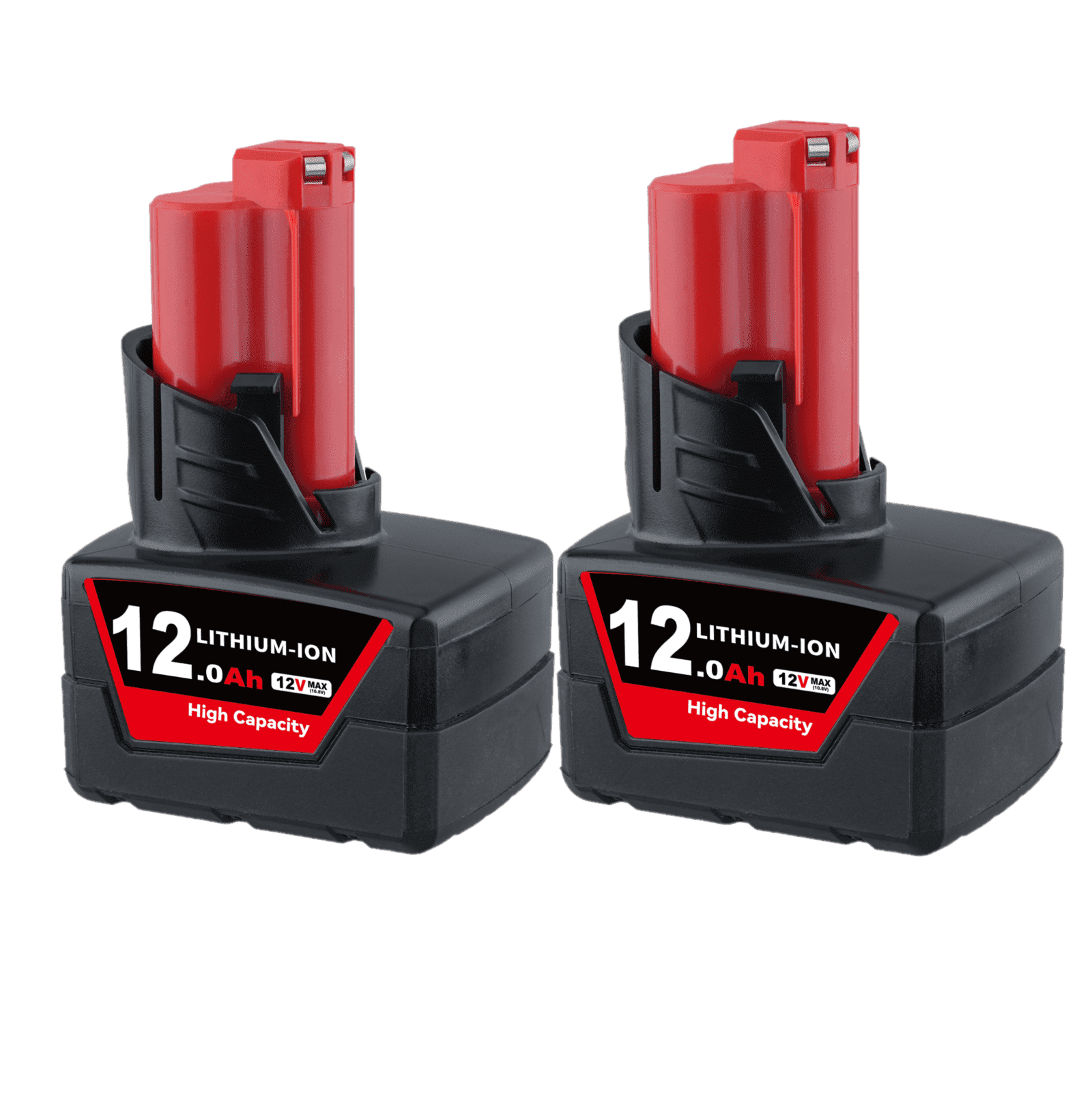 2 Pack 12.0Ah M-12 Lithium-ion Replacement Battery Compatible with Mil ...