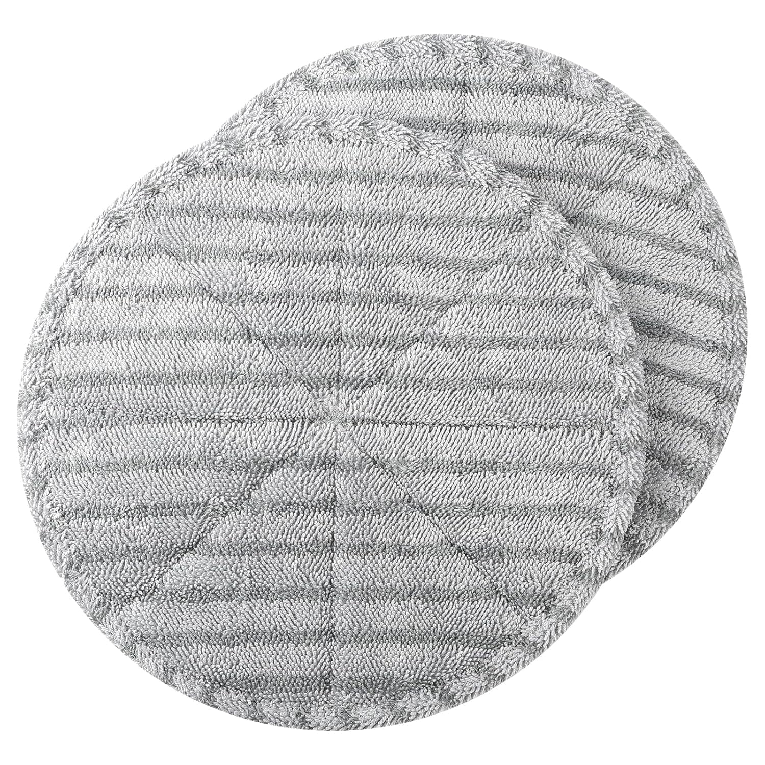 2 Pack-12" Commercial Microfiber Carpet Bonnet, Mopping and Buffing Pad ...