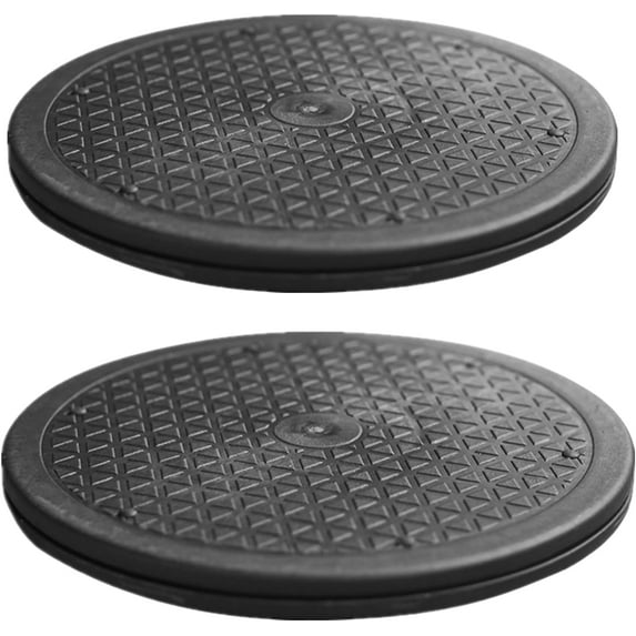 2 Pack 12 Inch Heavy Duty Rotating Stand, 360°Rotation Lazy Susan with ...