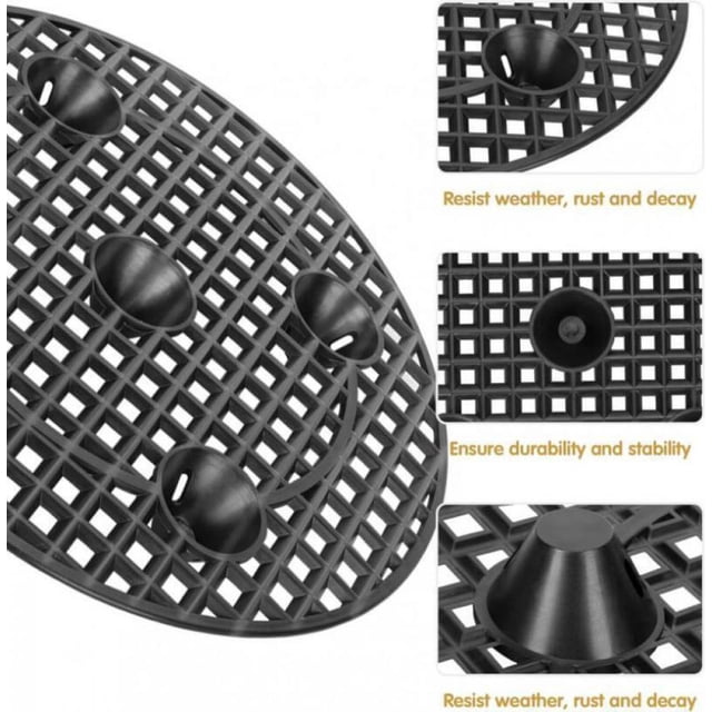 2 Pack 12 Inch Plant Level Pot Elevator Plant Stand Round Flower Pot ...