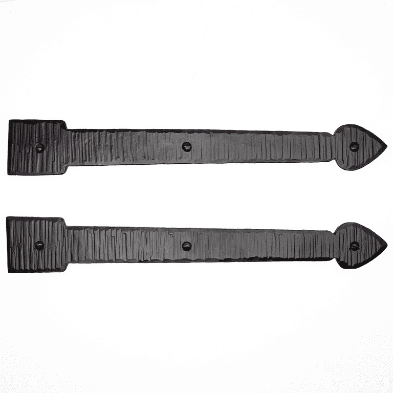 black field gate hinges