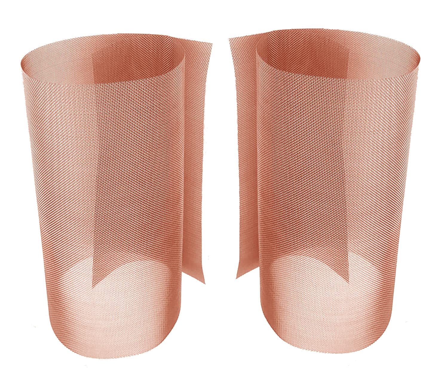 2 Pack 120 Mesh 99.9% Pure Copper Screen Woven Mesh Screen, Copper Mesh ...