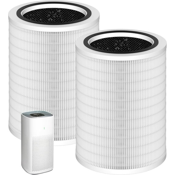 2 Pack 12010 Filter Replacement Compatible with Clorox Air Purifiers ...