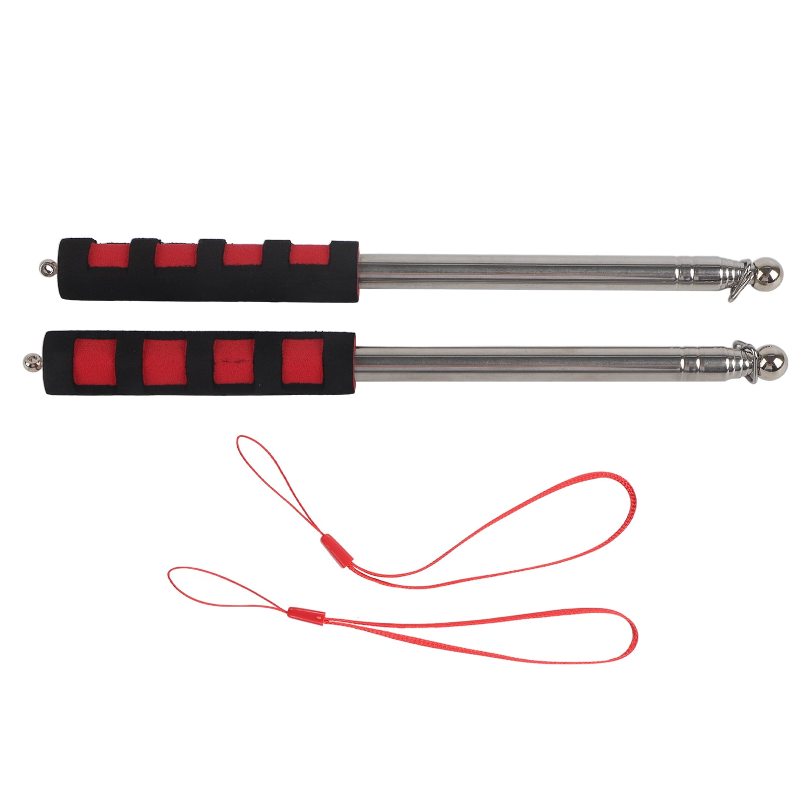 2-Pack 120cm Portable Guide Flag Pole - Stainless Steel, Telescoping ...