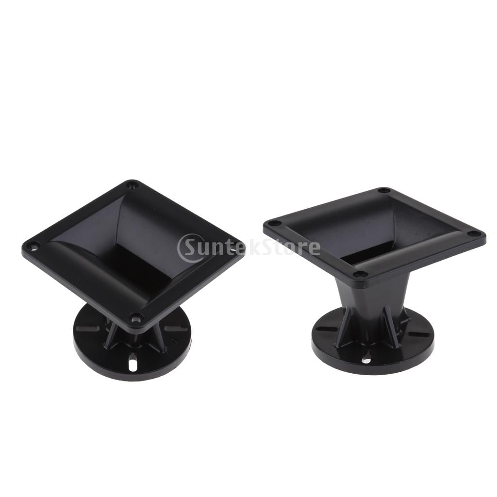2 Pack 120x120mm Flat Mouth 25mm Loudspeaker Tweeter for Home Audio ...