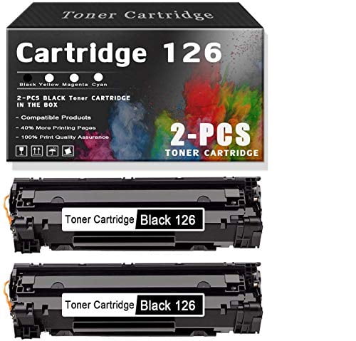 2-Pack 126 Black Toner Cartridge Compatible for Canon Ink Cartridge ...
