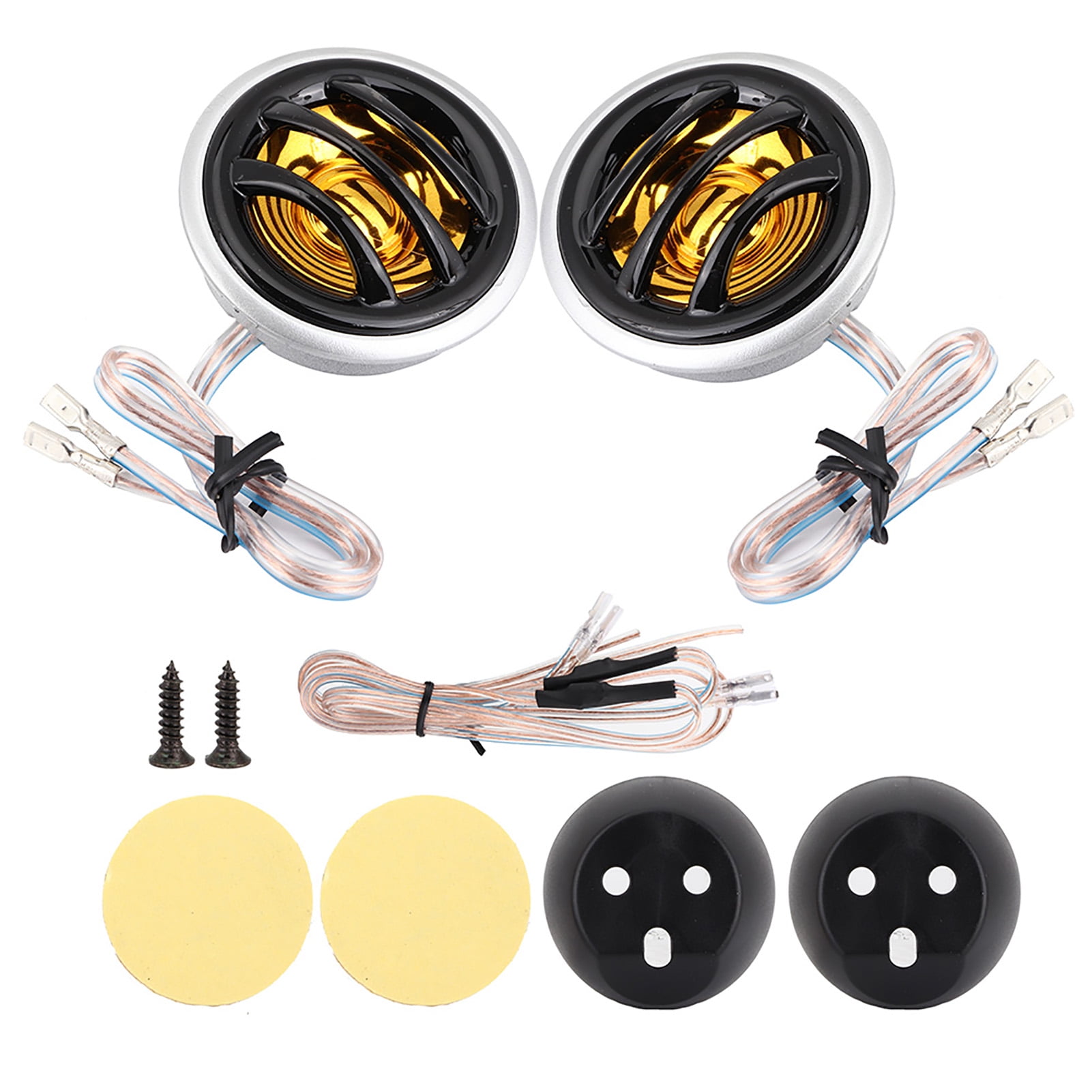 2-Pack 12V 150W Mini Super Power Dome Audio Stereo Speakers Tweeters ...