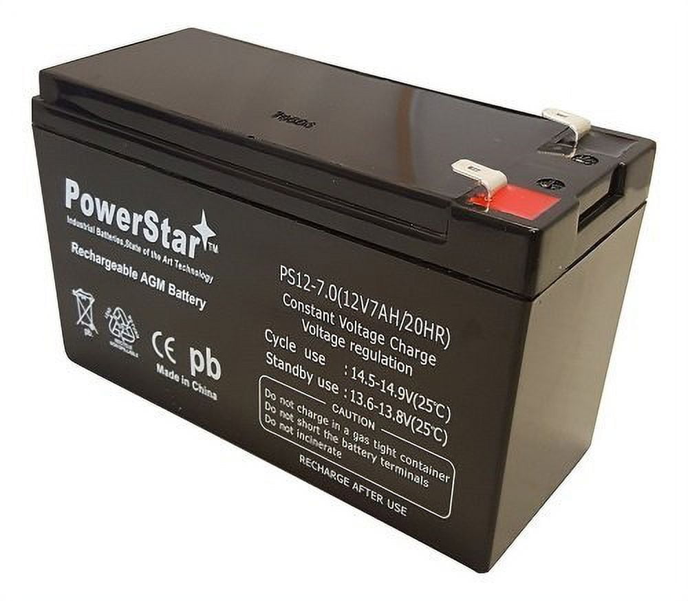 2 Pack - 12V 7AH BATTERY FOR RAZOR E200 & E300S ELECTRIC SCOOTER ...