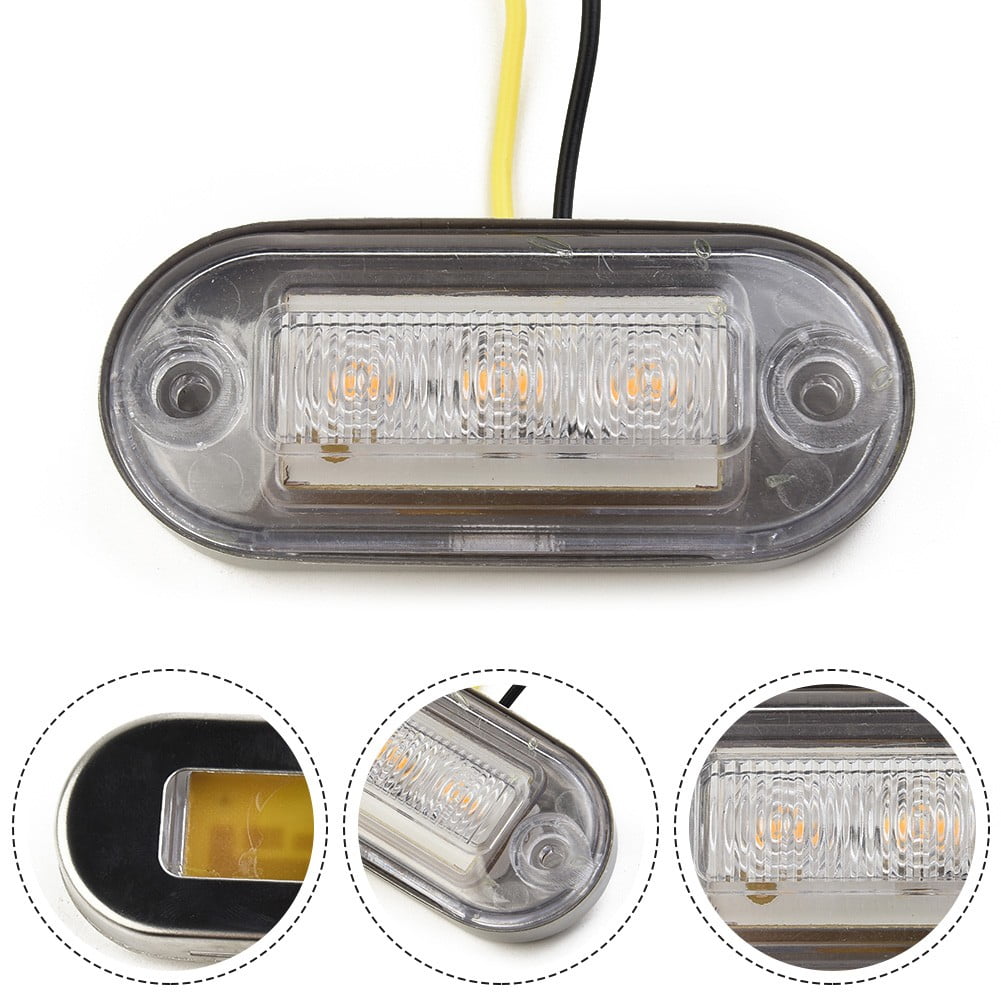 2-Pack 12V LED Courtesy Light Marine Boat Cabin Deck Lamp Waterproof ...