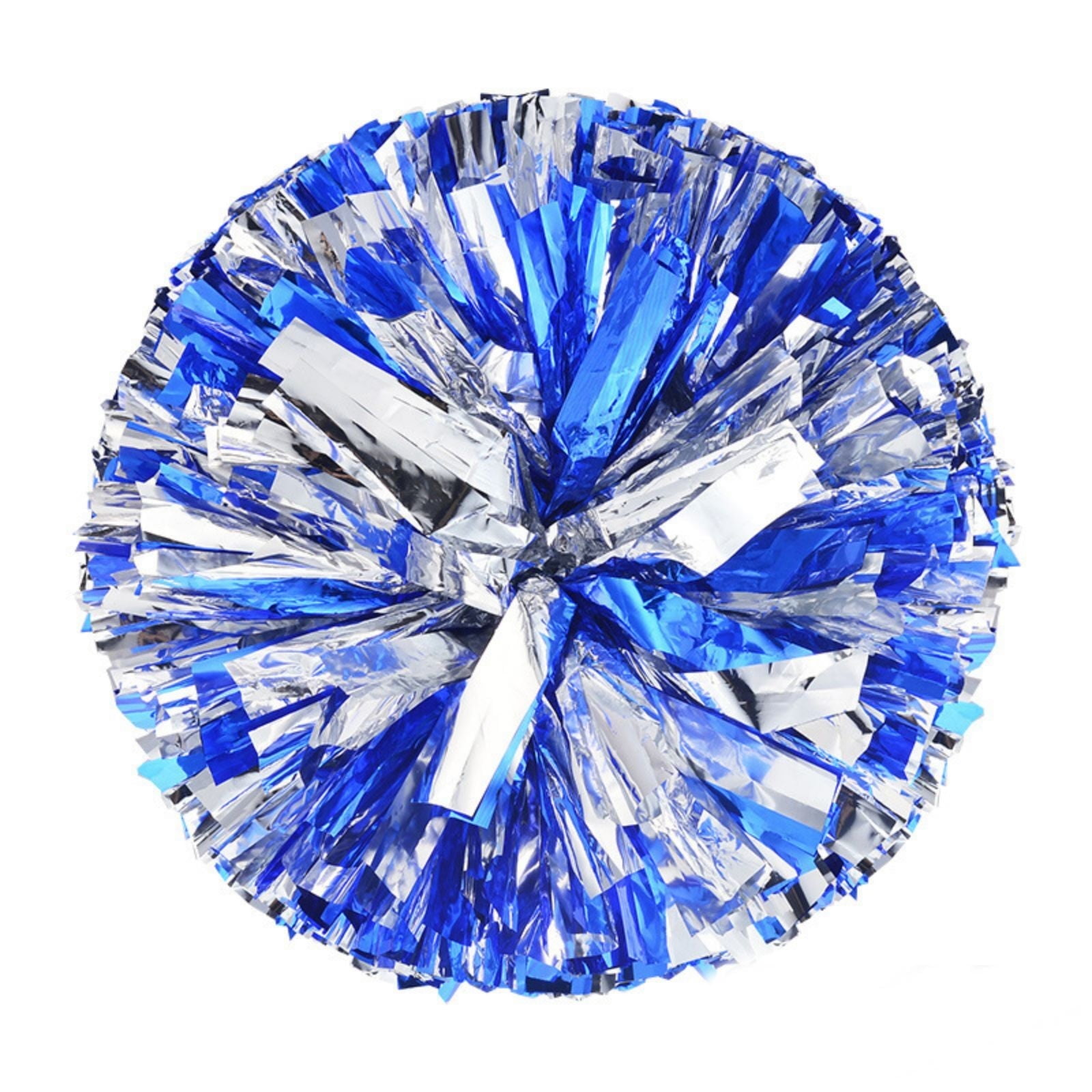 2-Pack 12in Metallic Foil Cheerleading Pom Poms – Vibrant Sport Pom ...